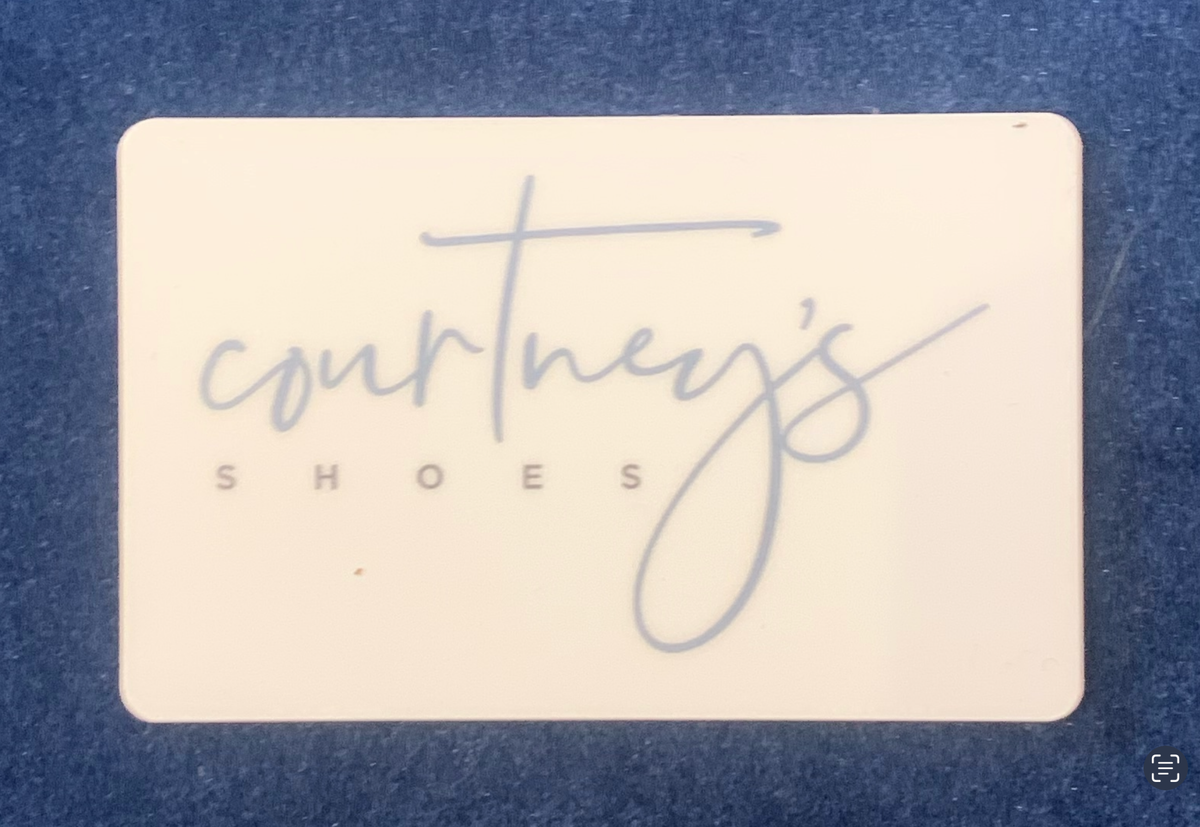 Courtney’s shoes gift card – Courtney’s Shoes